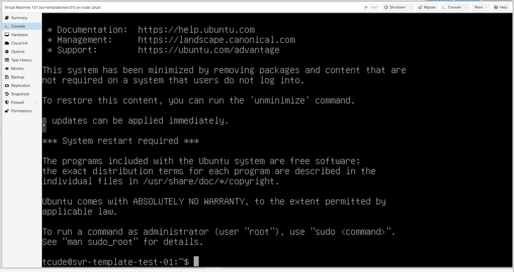 Creating A Vm Template In Proxmox