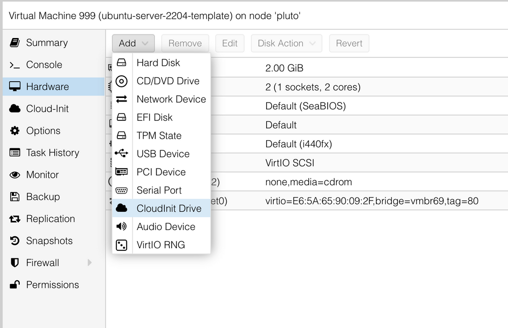 Creating A Vm Template In Proxmox