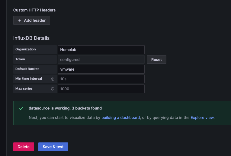Monitoring Vmware With Influxdb And Grafana